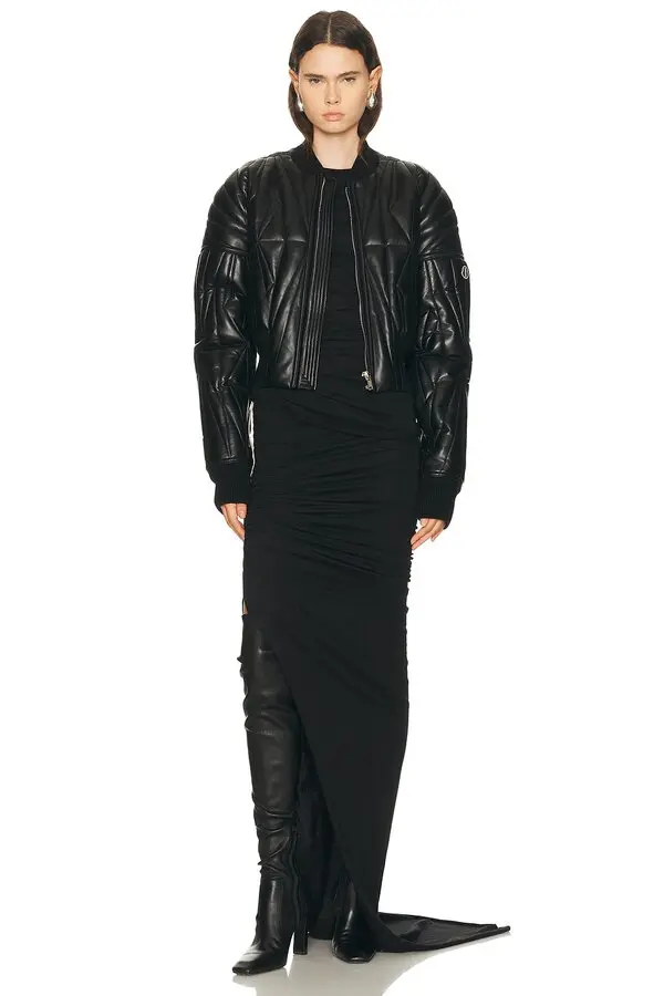 Rick Owens X Moncler Girder Long Sleeve Top - Black
