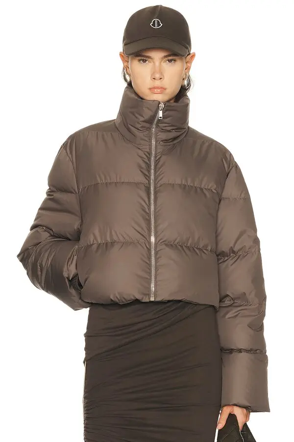 Rick Owens X Moncler Cropped Cyclopic Jacket