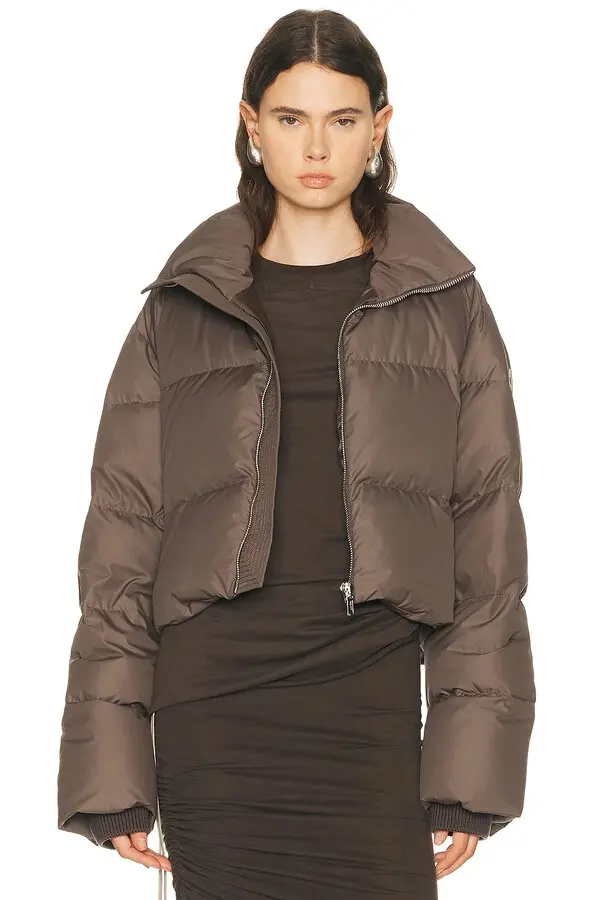 Rick Owens X Moncler Cropped Cyclopic Jacket