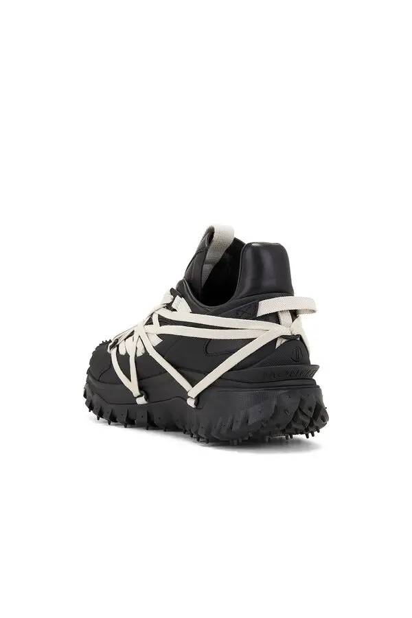 Rick Owens X Moncler Trailgrip Megalace Sneakers - Black