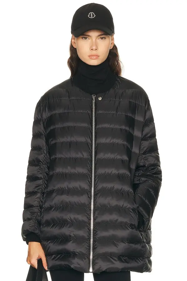 Rick Owens X Moncler Flight Parka - Black