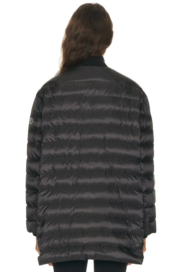 Rick Owens X Moncler Flight Parka - Black
