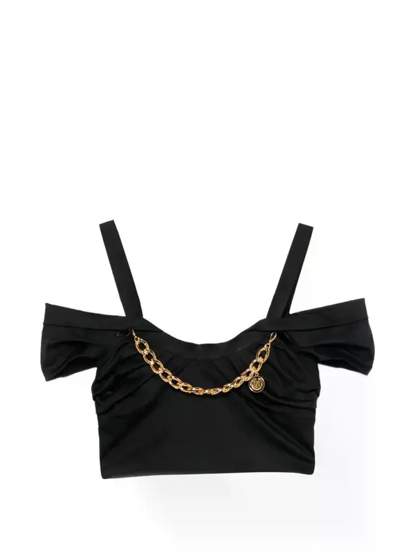 Elisabetta Franchi Chain-detail Cropped Top