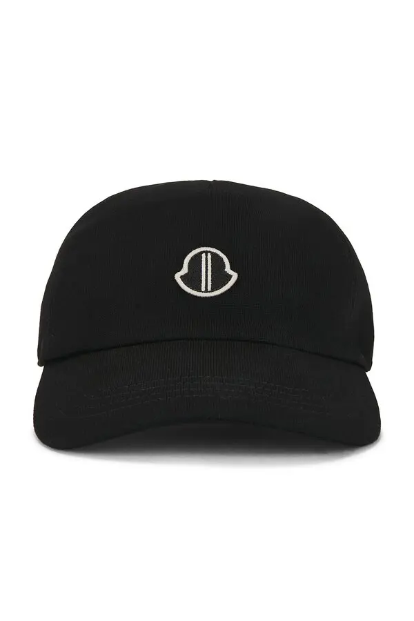 Rick Owens X Moncler Baseball Hat - Black
