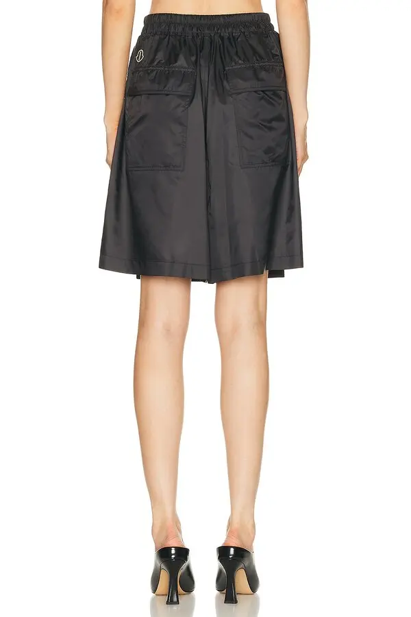 Rick Owens X Moncler Kiltshorts - Black