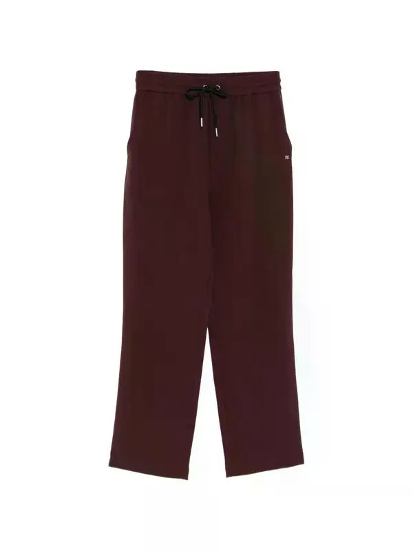 Karl Lagerfeld Logo-plaque Trousers - Red