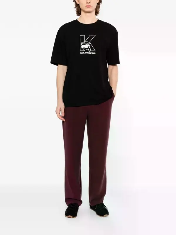 Karl Lagerfeld Logo-plaque Trousers