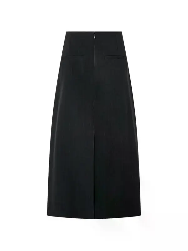 STUDIO TOMBOY Pleated Wrap Midi Skirt