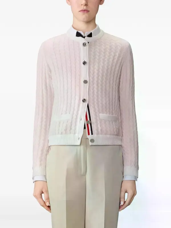 Thom Browne Cable Stitch Cardigan