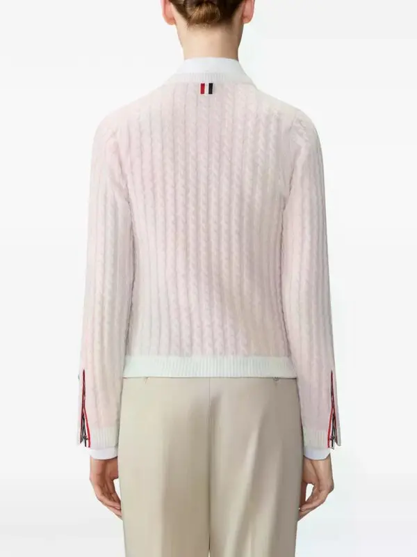 Thom Browne Cable Stitch Cardigan