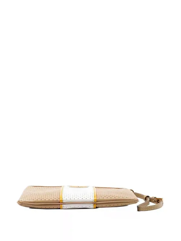 Prada Saffiano Leather Wristlet Clutch