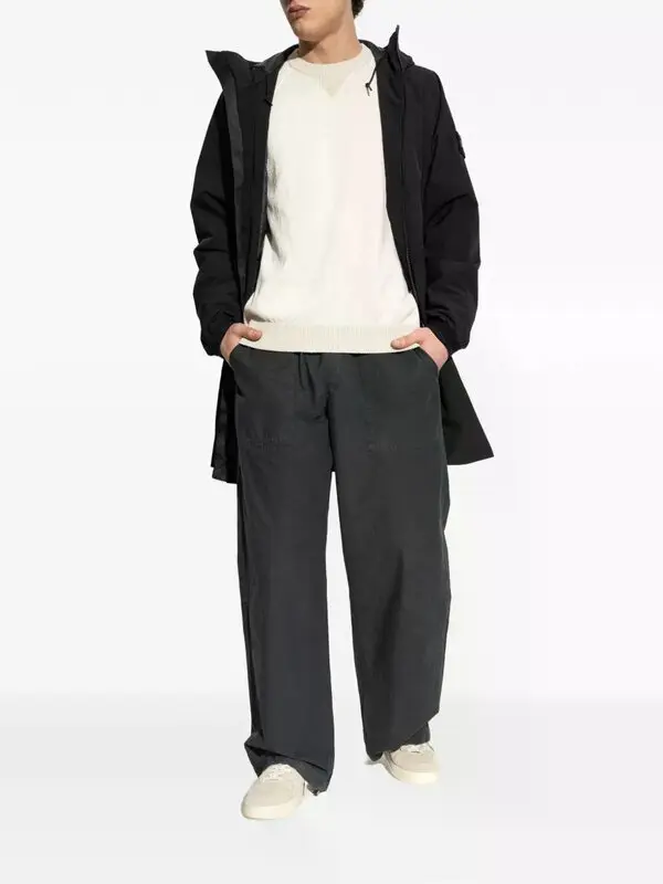 Stone Island Hooded Zip-fastening Coat