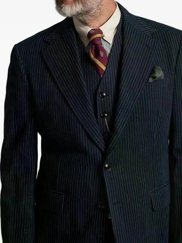 Ralph Lauren Pinstripe-pattern Single-breasted Blazer