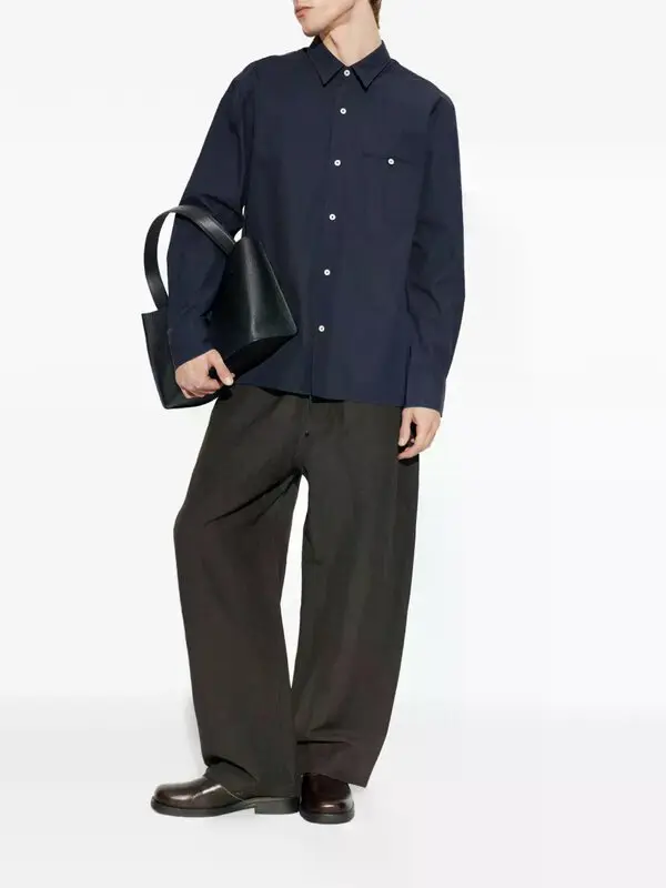 Officine Générale Button-fastening Chest-pocket Shirt