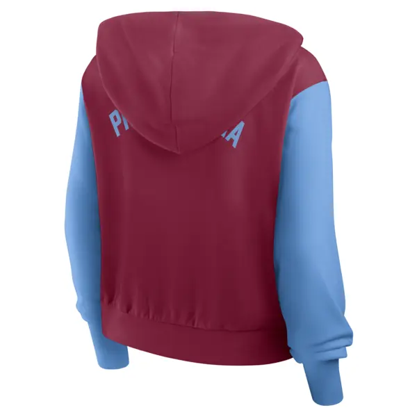 Nike Philadelphia Phillies Cooperstown Mlb Full-zip Hoodie