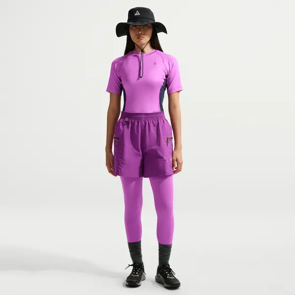Nike Wildsee Dri-fit Short-sleeve Base Layer Top - Purple