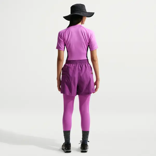Nike Wildsee Dri-fit Short-sleeve Base Layer Top - Purple