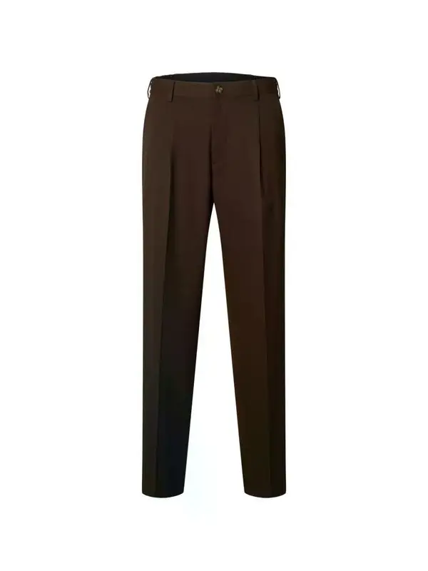 SELECTED Pleated Trousers - Brown