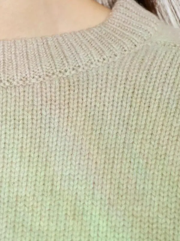 LISA YANG Karine Knitted Crewneck Sweater - Neutrals