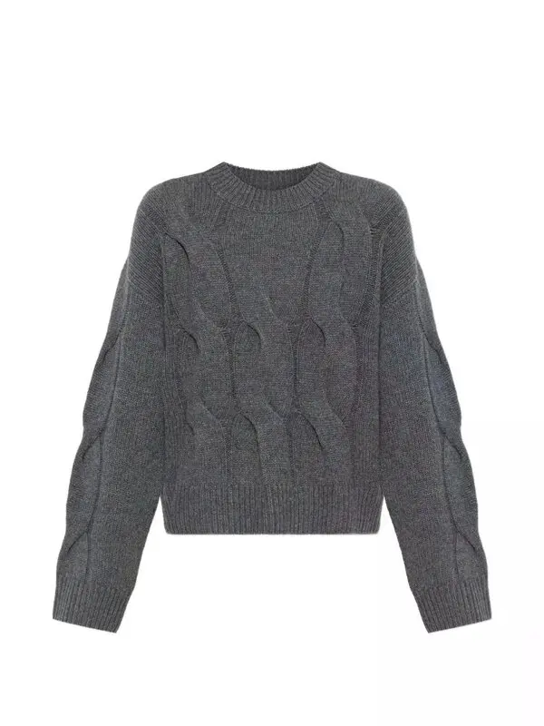 LISA YANG Sammie Cable Knit Sweater - Grey