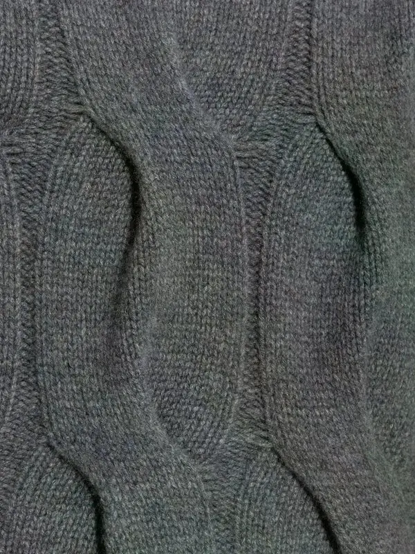 LISA YANG Sammie Cable Knit Sweater - Grey