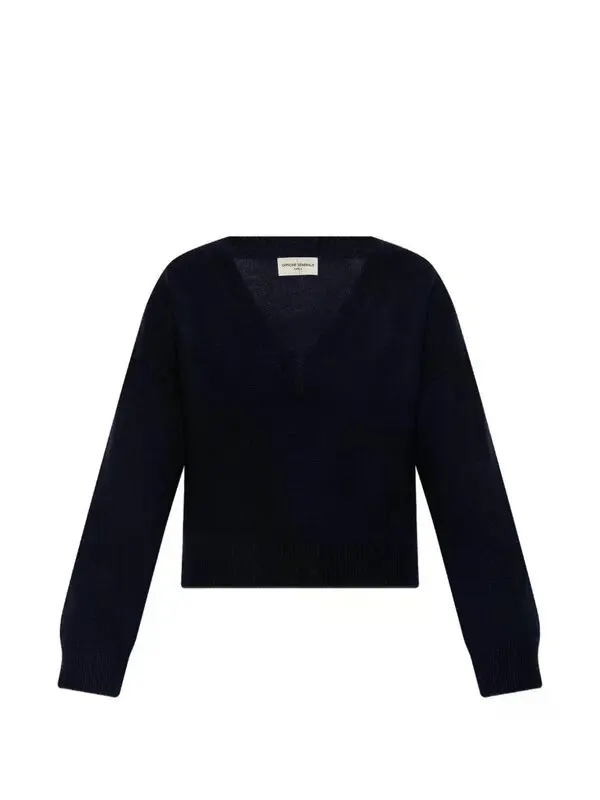 Officine Générale Misty V-neck Sweater - Blue