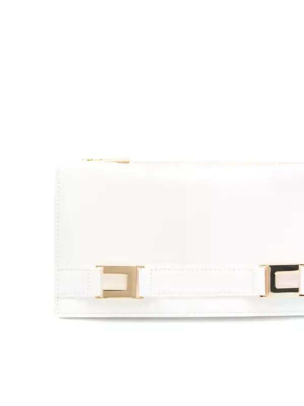 Elisabetta Franchi Logo Detail Wallet With Chain Strap