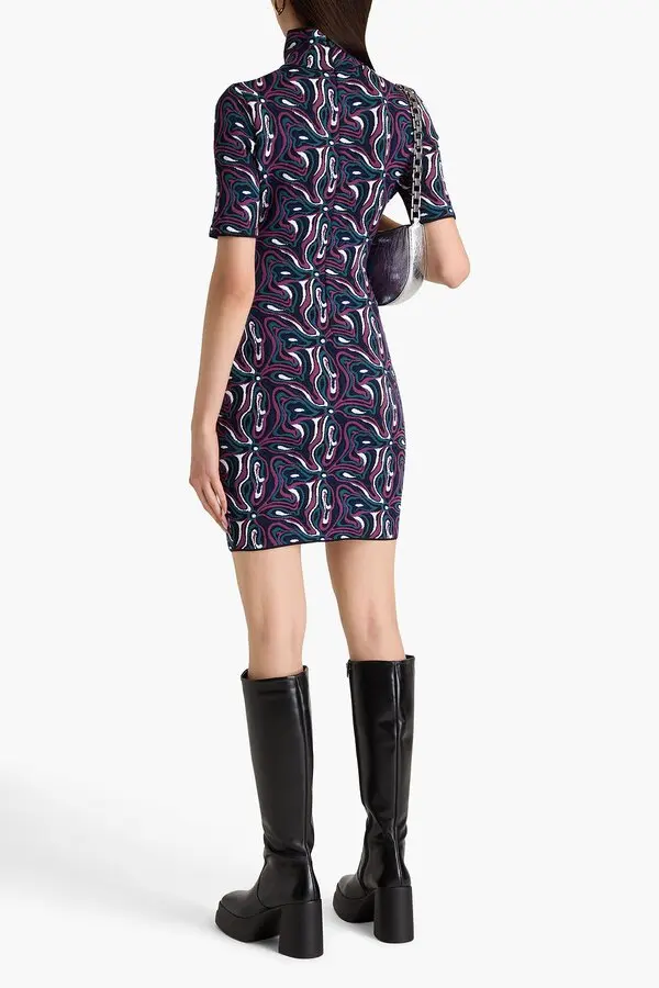 Emilio Pucci Jacquard-knit Mini Dress