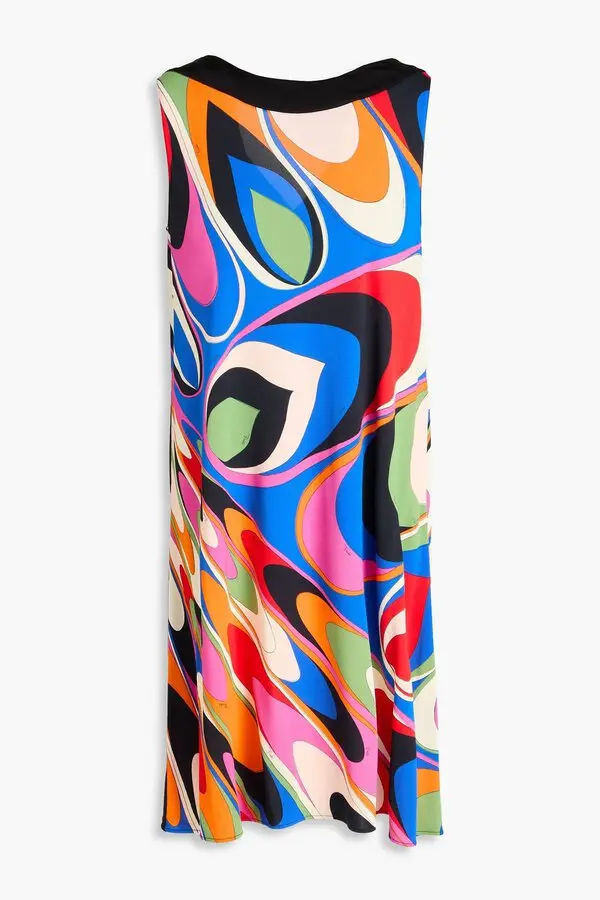 Emilio Pucci Printed Jersey Mini Dress - Multicolor