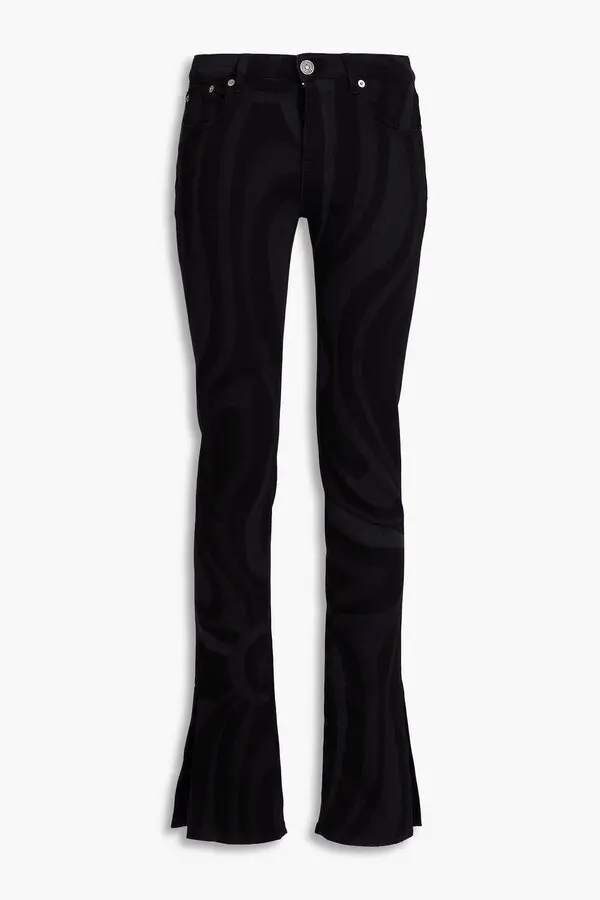 Emilio Pucci Printed High-rise Straight-leg Jeans