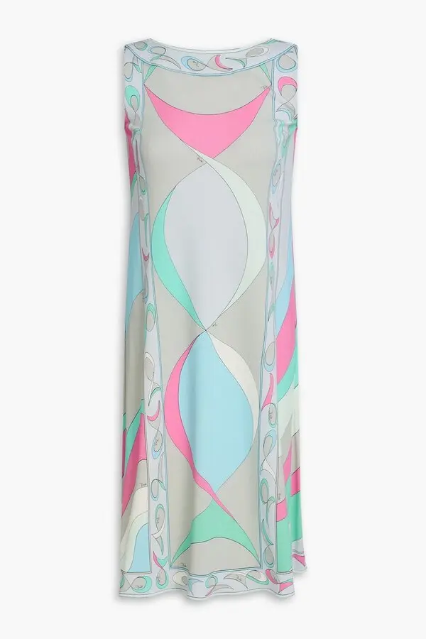 Emilio Pucci Printed Crepe Dress