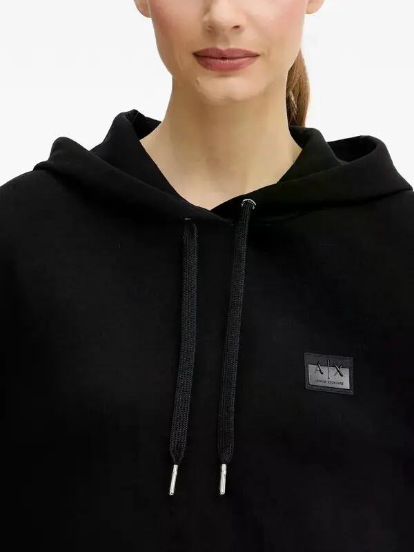 Armani Exchange Logo-patch Hoodie