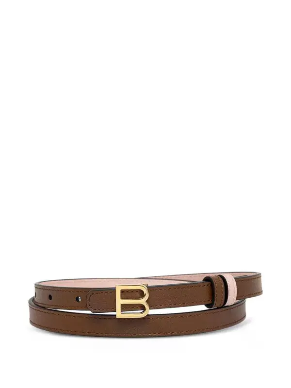 Bally Logo Buckle Belt - Brown