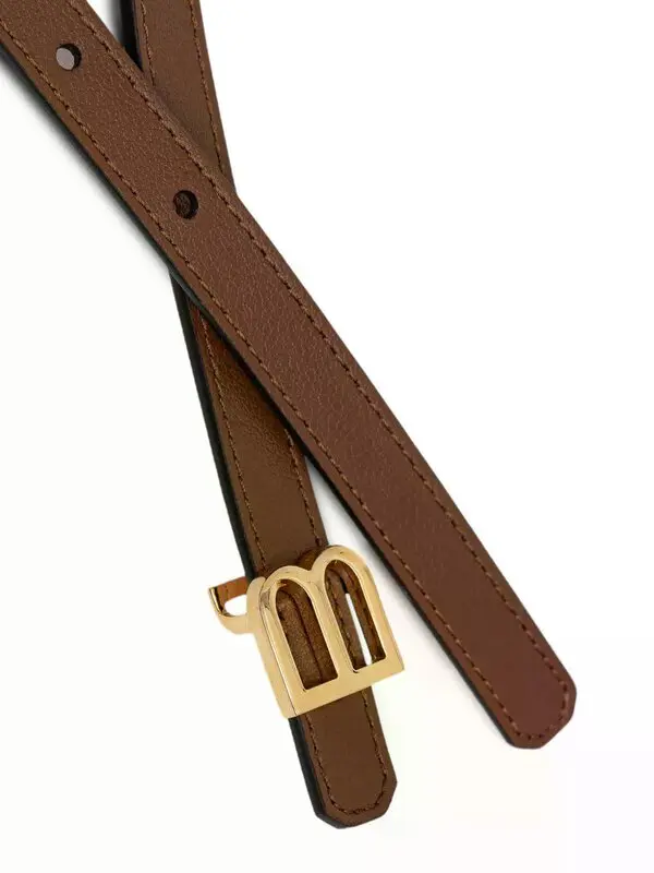 Bally Logo Buckle Belt - Brown