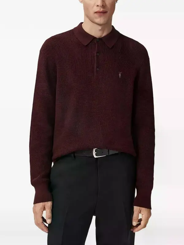 ALLSAINTS Button Polo Knitwear