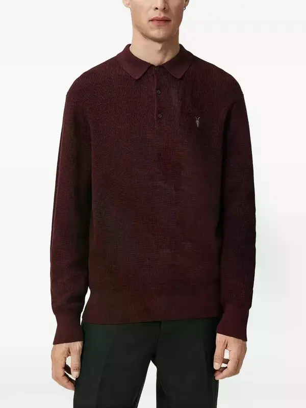 ALLSAINTS Button Polo Knitwear