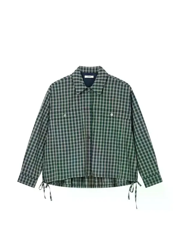 STUDIO TOMBOY Check-pattern Shirt - Green