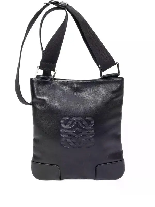 Loewe Flat Anagram Leather Crossbody Bag