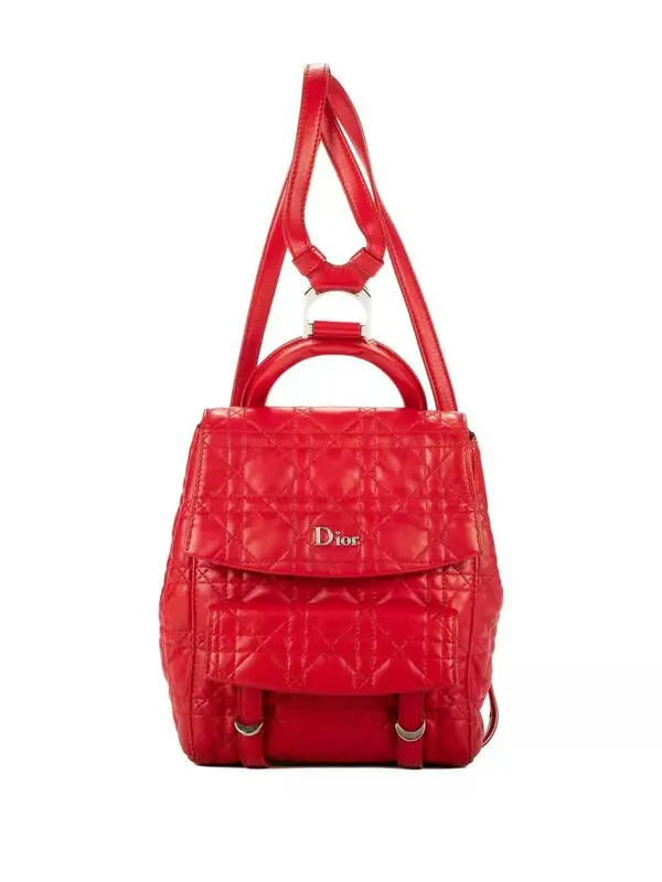 Dior Quilted Logo-plaque Backpack