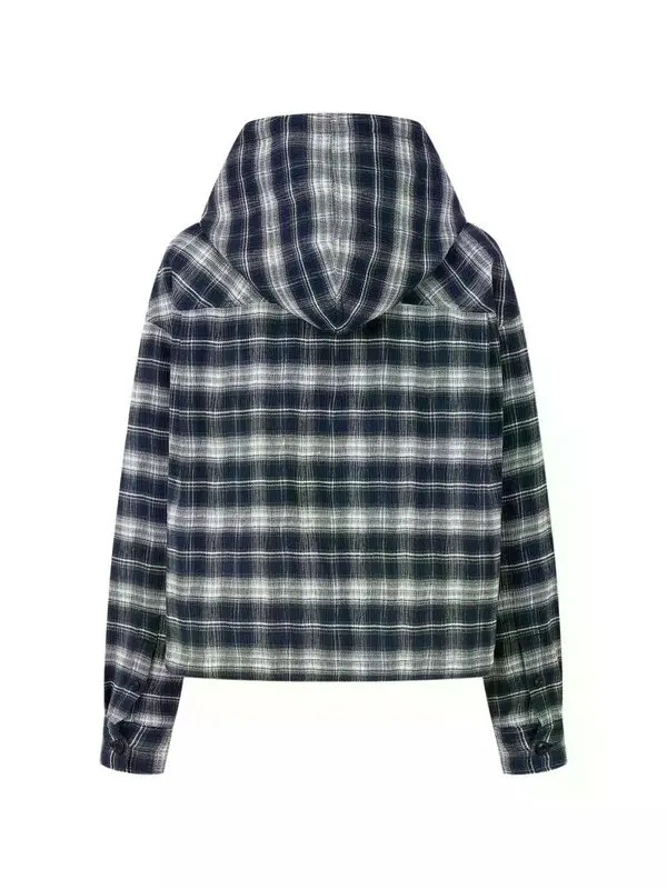 STUDIO TOMBOY Check-pattern Hooded Jacket