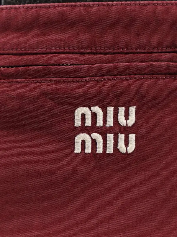 Miu Miu Cotton Mini Skirt - Red