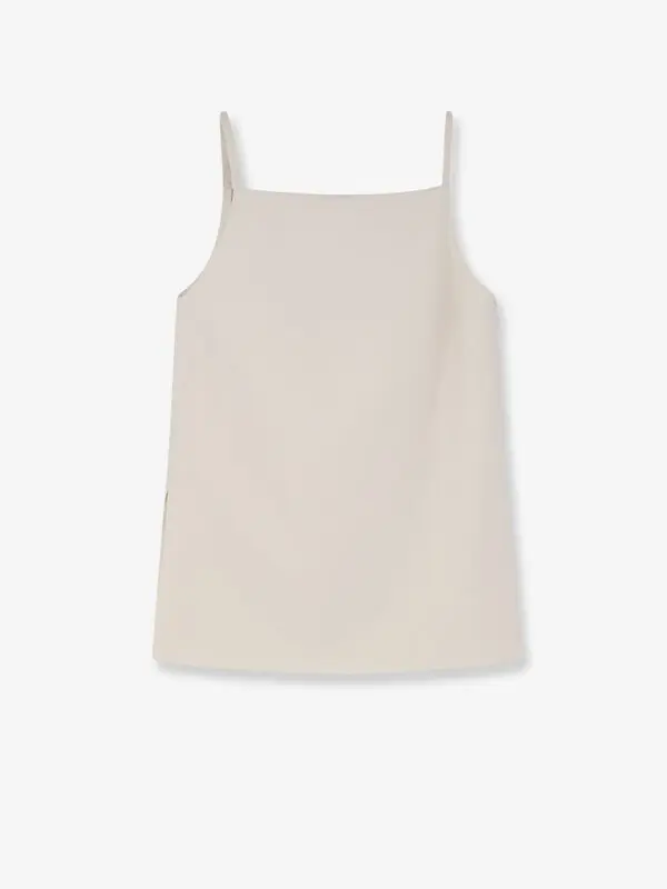 R2W Square Neck Top - White