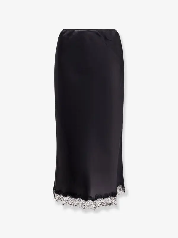 R2W Savia Silk Midi Skirt