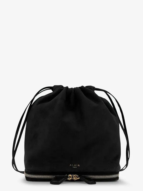 Alaïa Le Pochon Suede Shoulder Bag
