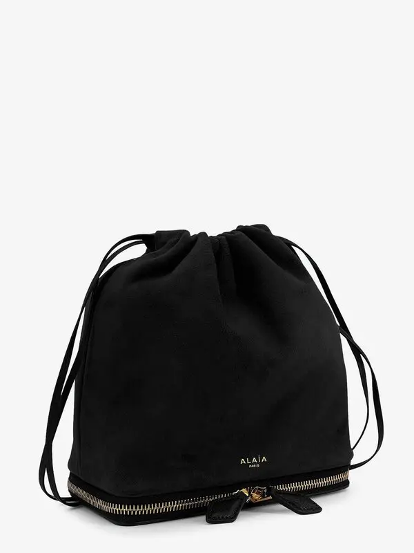Alaïa Le Pochon Suede Shoulder Bag