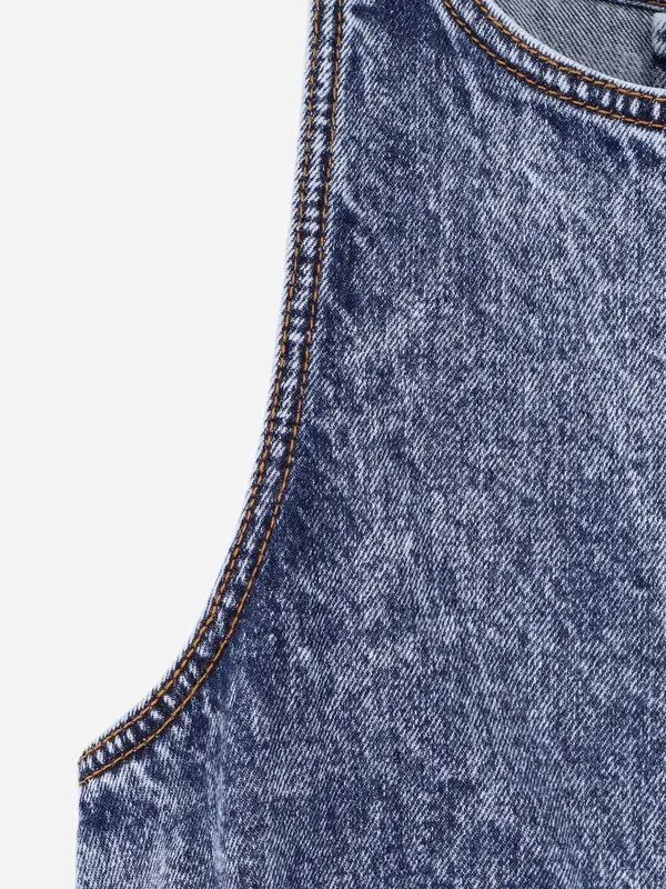 Alaïa Peplum Denim Top