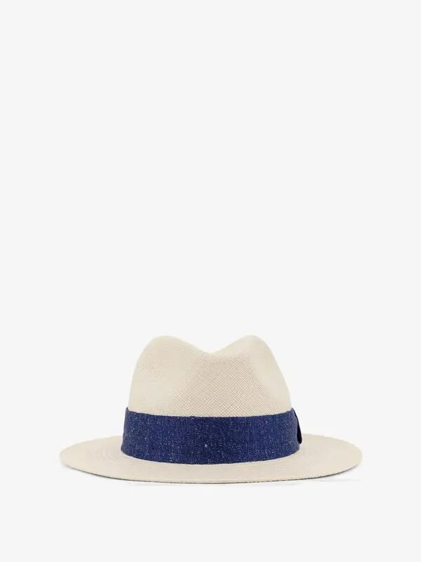 Kiton Panama Straw Hat - White