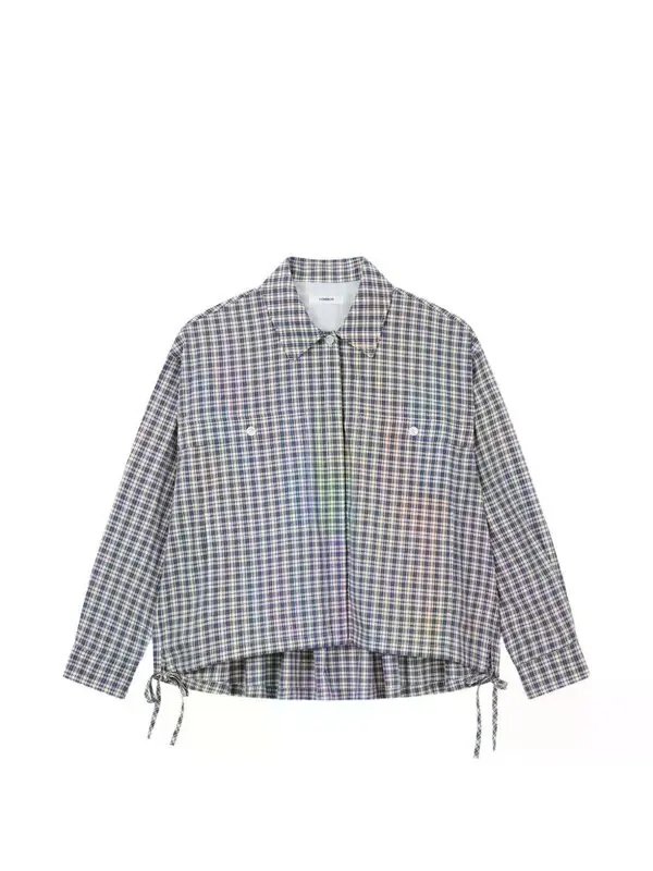 STUDIO TOMBOY Check-pattern Shirt - Blue