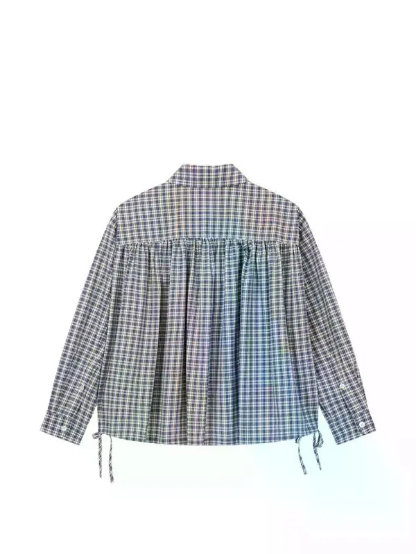 STUDIO TOMBOY Check-pattern Shirt - Blue