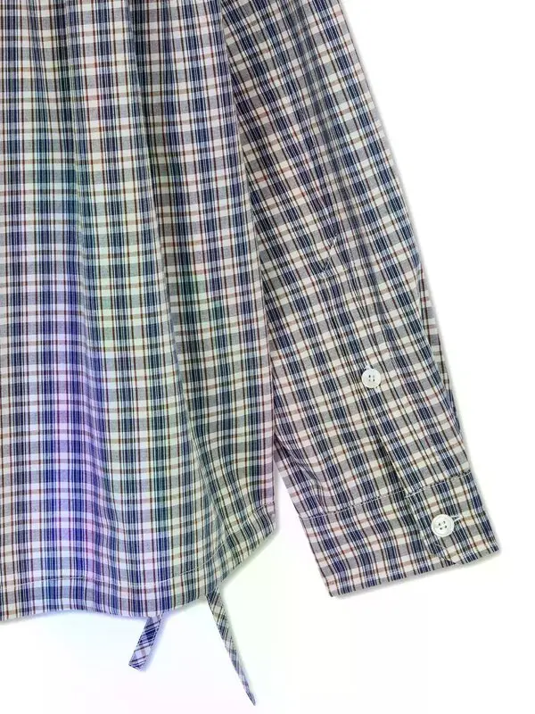 STUDIO TOMBOY Check-pattern Shirt - Blue